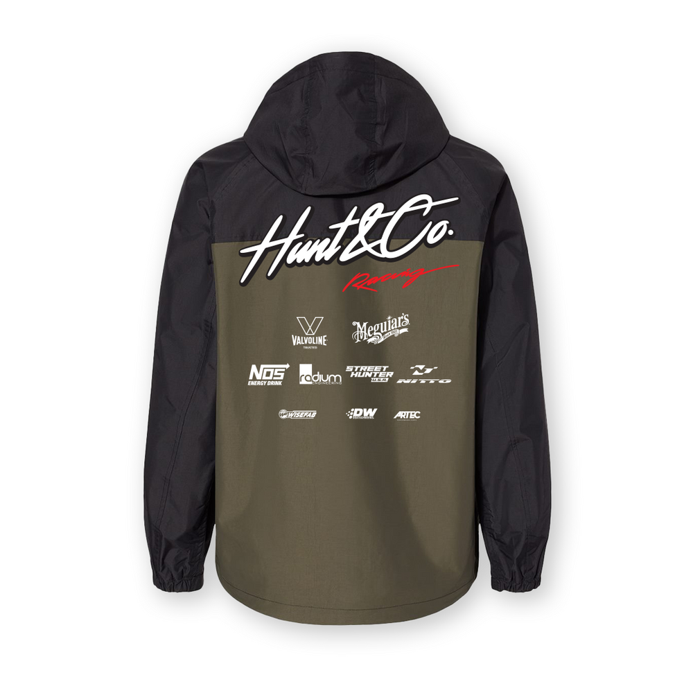Hunt & Co Sponsor Embroidered Windbreaker