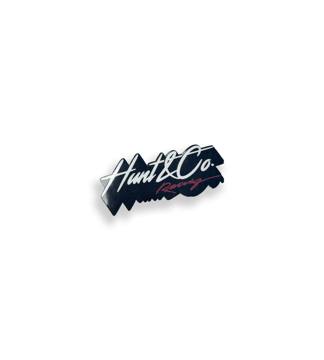 Slant Logo Shadow Racing Sticker