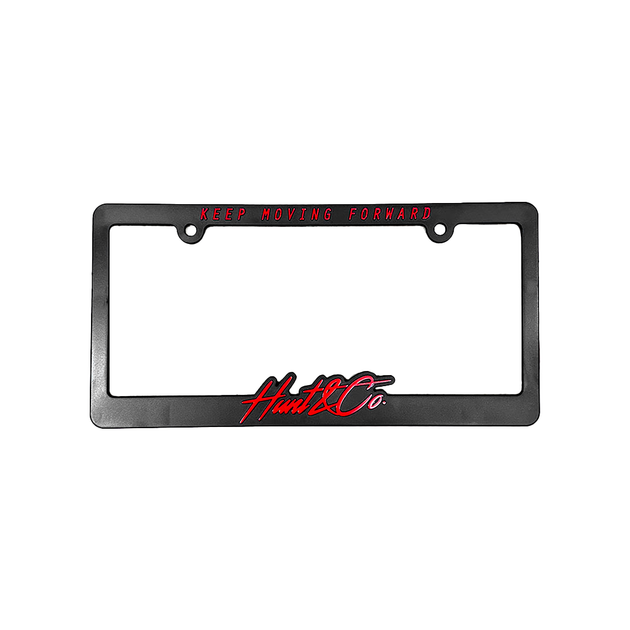 Slant Logo License Plate Frame – thehuntandcompany